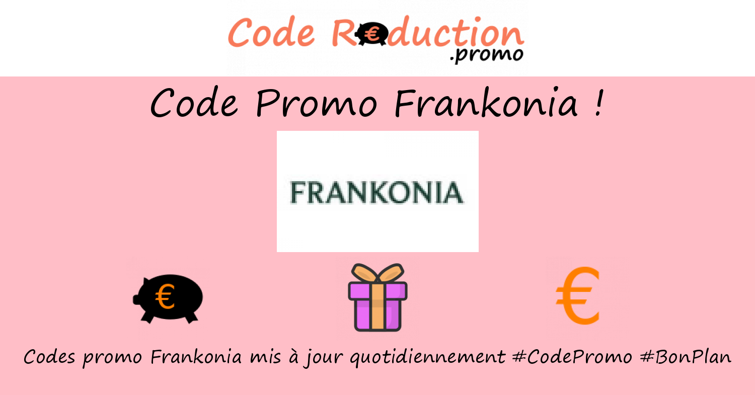 Code promo Frankonia valide √ Octobre 2025